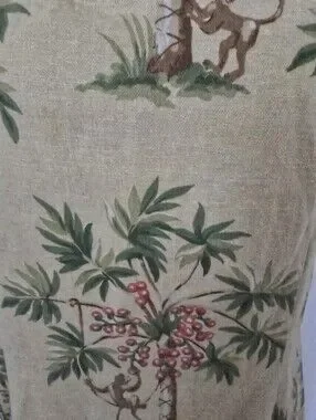 Muse | Dresses | Muse Vintage Print Monkey Tropical Maxi Dress | Poshmark